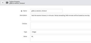 How To Manage Session Timeout System Properties in ServiceNow - The ...