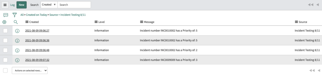 Organize System Logs By Using A Source with gs.log() - The Snowball