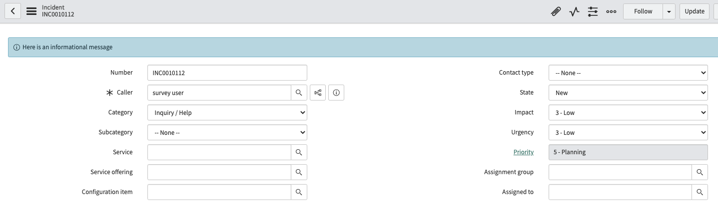 How To Show An Info or Error Message On A Form - The Snowball