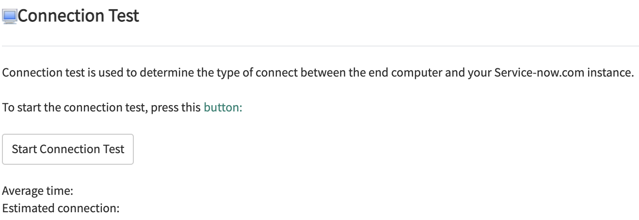 ServiceNow - Test Your Connection Speed To Environment - The Snowball