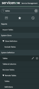 ServiceNow - The List of All Tables (sys_db_object) - The Snowball