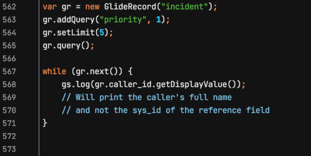 How To Use getDisplayValue() and GlideRecord - The Snowball