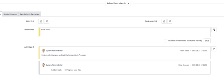 How To Add A Worknote To An Incident With A Script - The Snowball