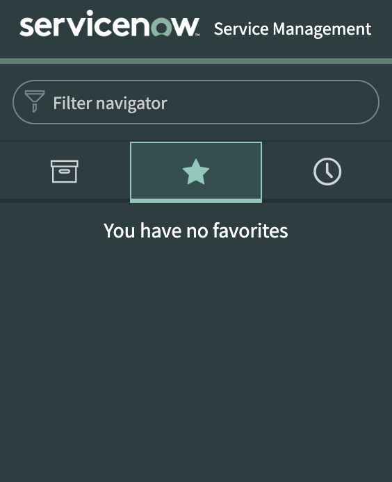 How To Create A Favorites Filter In ServiceNow The Snowball