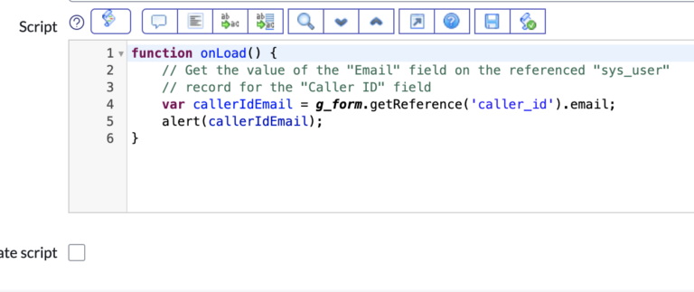 How To Use G form getReference To Dot Walk In A Client Script The 