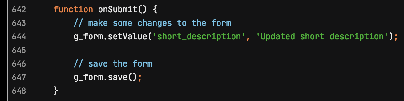 How To Save A Record Using g_form.save() On The Client - The Snowball