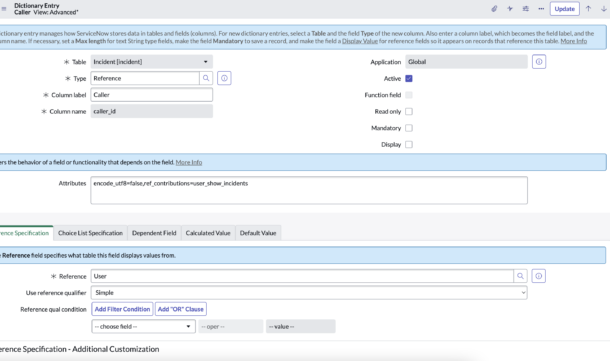 What Is A Dictionary Override In ServiceNow? - The Snowball
