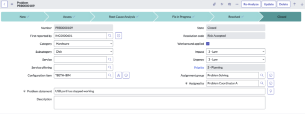 What Is The Problem Management Application In Servicenow The Snowball
