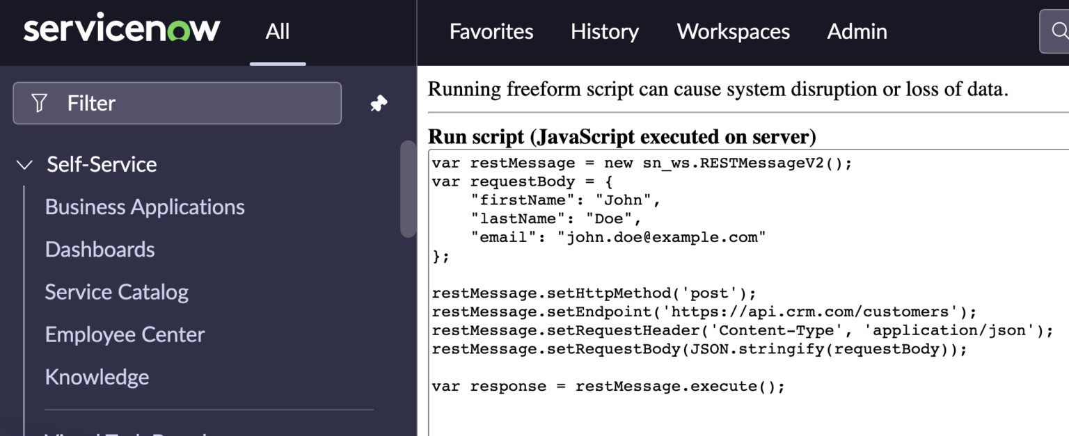 How To Send A Json Object Body With The Restmessagev2 Api Use Setrequestbody The Snowball