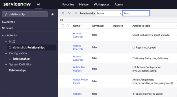 How To Create A Related List In ServiceNow With Relationships - The ...