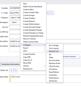 How To Create A Related List In ServiceNow With Relationships - The ...