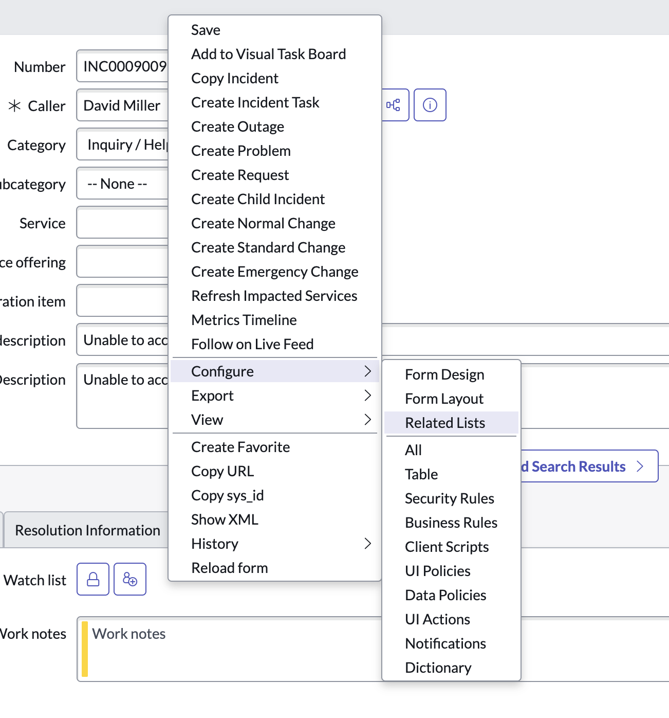 How To Create A Related List In ServiceNow With Relationships - The Snowball